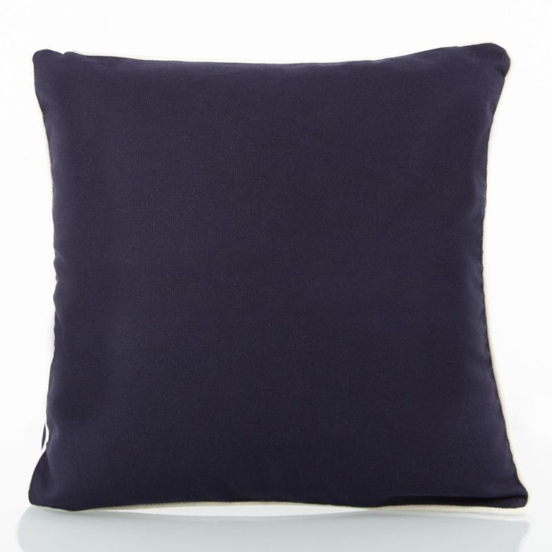 Canvas Pillowcase 12x12 in Blue, Black | CB Station