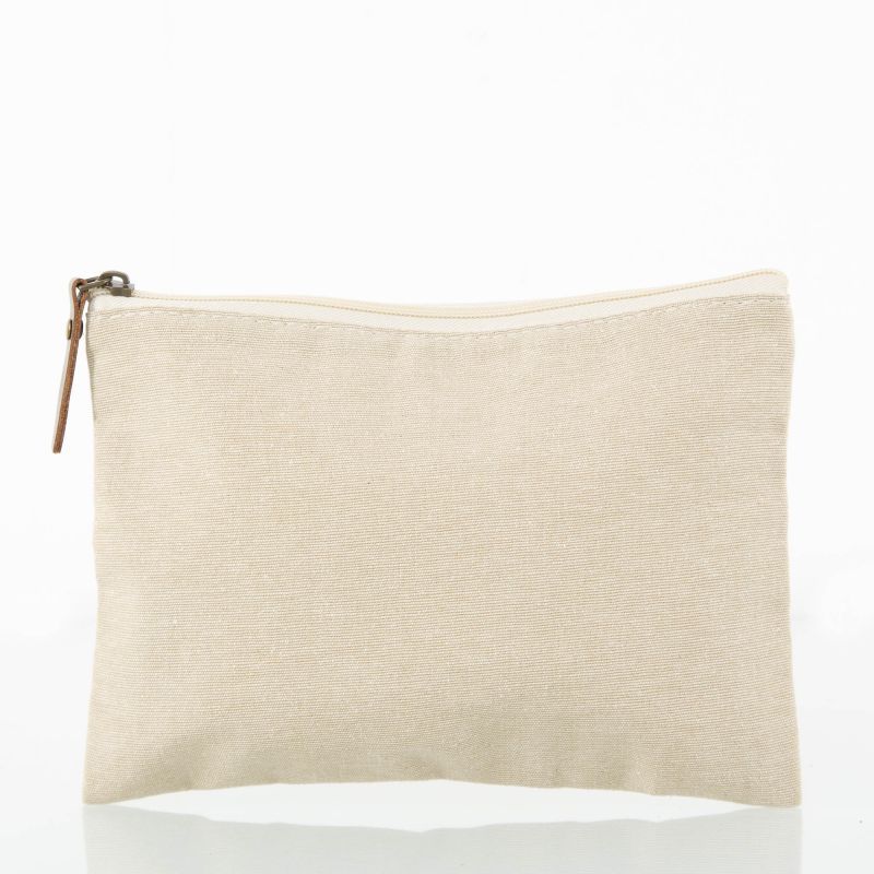 Canvas Zip Bags in Natural and Jute | CB Station